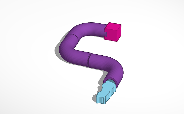 3D design Water pipe - Tinkercad