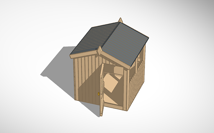 3D design Ilians shed - Tinkercad