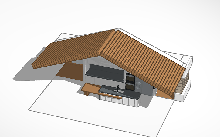3D design Simple Kitchen - Tinkercad