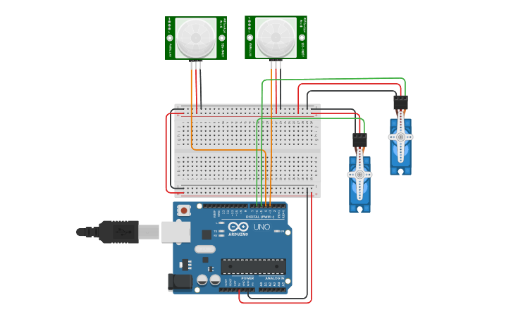Circuit design IoT_Project - Tinkercad