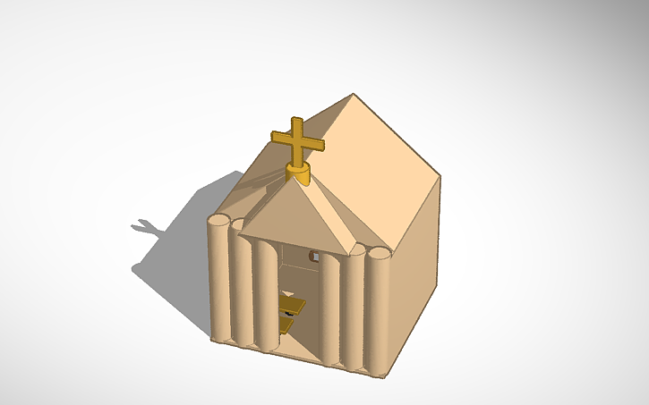 3D design Church - Tinkercad