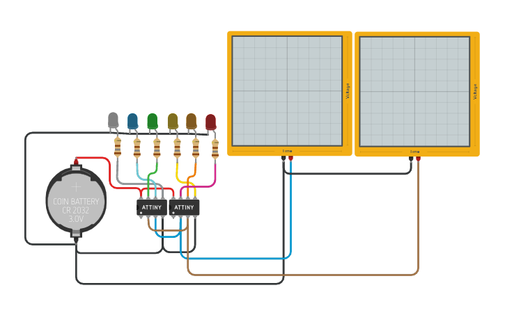 Circuit Design Dialogue 2 Attiny Tinkercad
