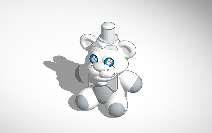 3d Design Freddy Fazbear Plush Template Tinkercad