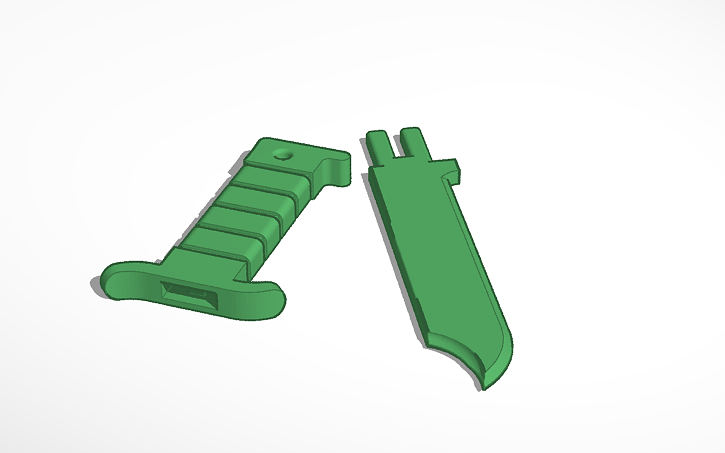 3D design assassination classroom knife - Tinkercad