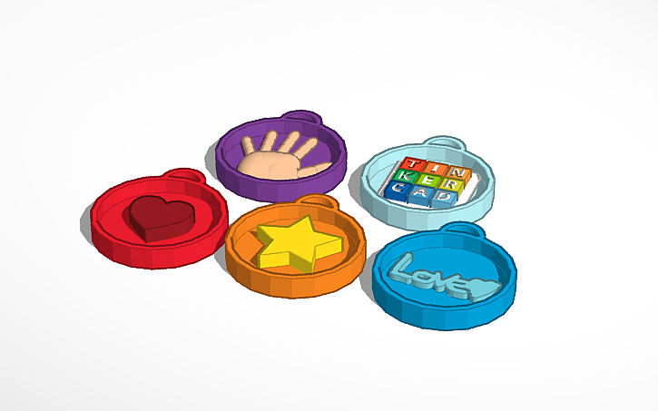 3D design Medals - Tinkercad