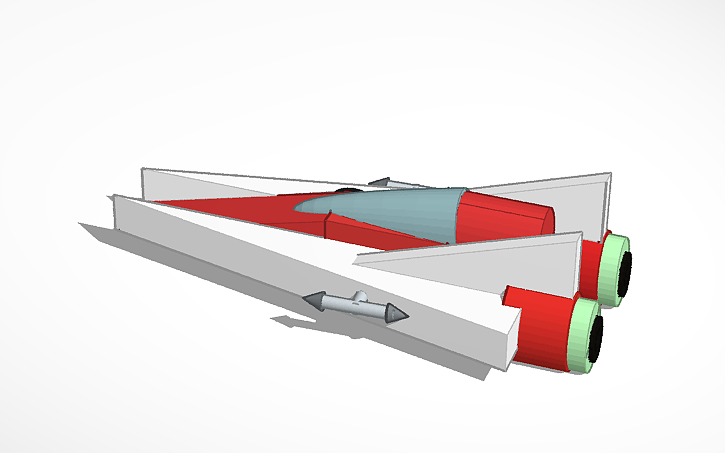 3d Design Space Ship Tinkercad