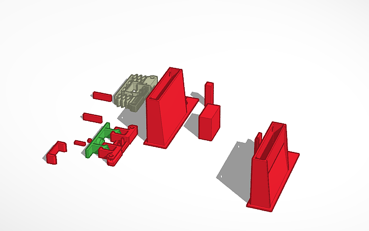 3D design Door Lock Switch - Tinkercad