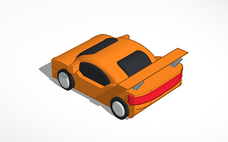 3D design Sports Car - Tinkercad