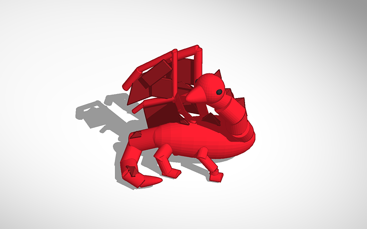 3D design Dragon - Tinkercad