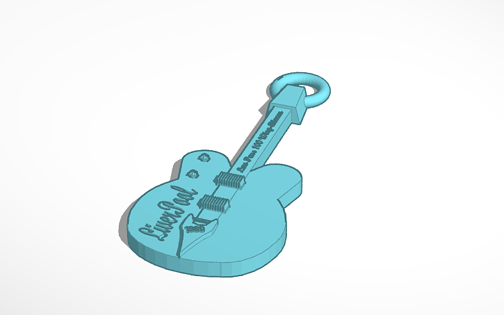 3D design The Beatles Lav pass - Tinkercad