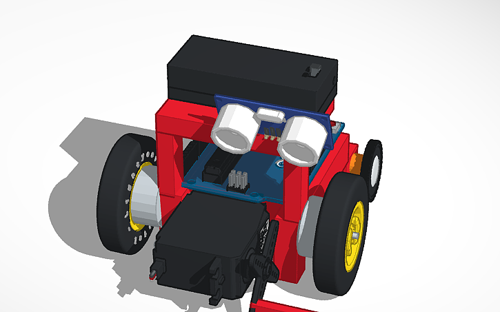 3D design soccerbot Regina - Tinkercad