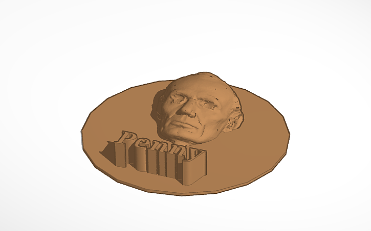 3D design Penny - Tinkercad