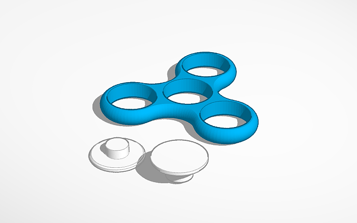3d Design Fidget Spinner Tinkercad 