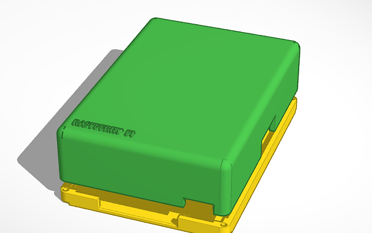3D design Raspberry Pi Case v.0.1 - Tinkercad