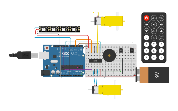 Circuit design Desafio final | Tinkercad