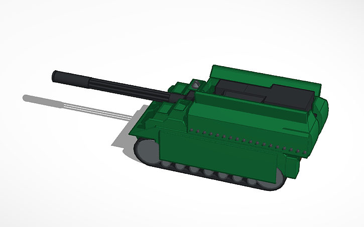 3D design 37mm auto cannon vehicle | Tinkercad