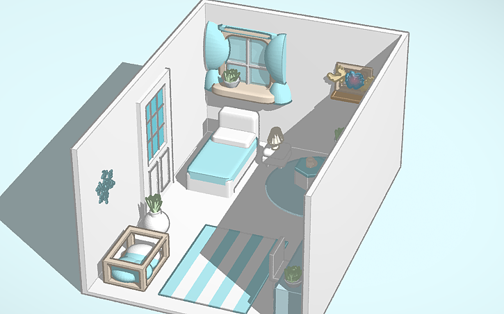 3D design my entry 4 the dream room challenge !! - Tinkercad