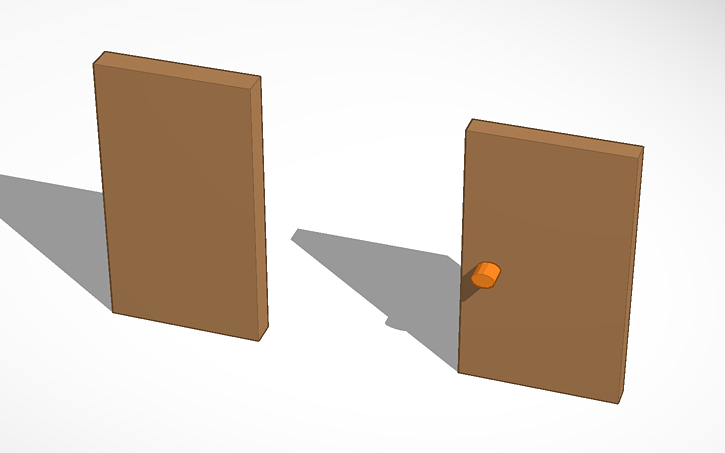 3D design Doors - Tinkercad