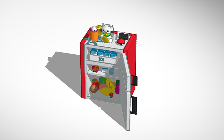 3D design Fridge - Tinkercad