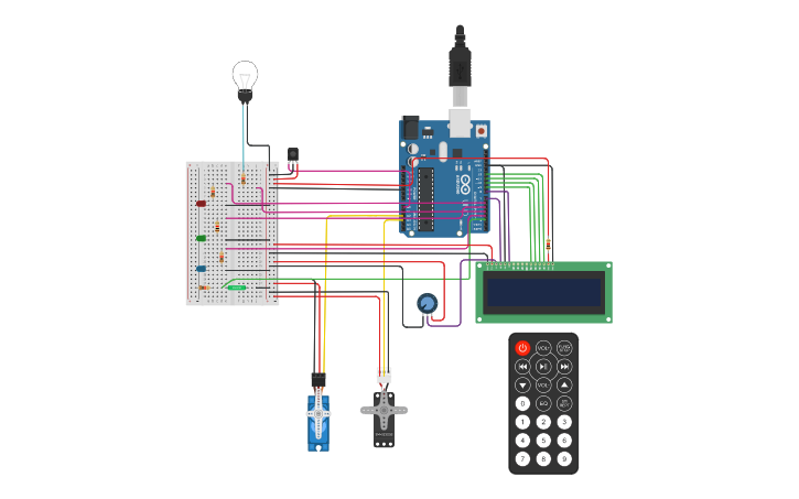 Circuit Design Advance Home Automation Tinkercad