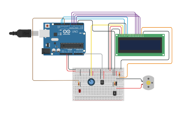 Circuit Design Automatic Room Temperature Controller Tinkercad