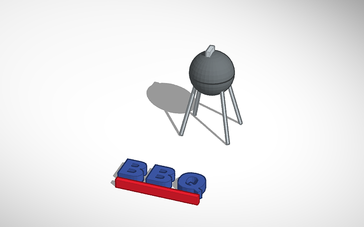 3D design Grill - Tinkercad