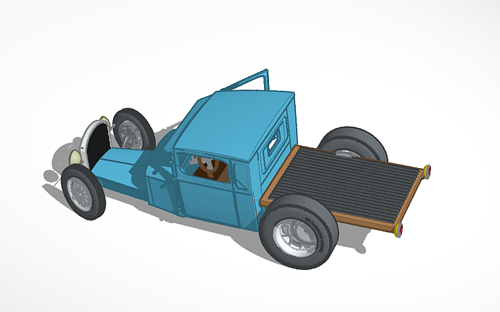 3D design rat rod arte | Tinkercad