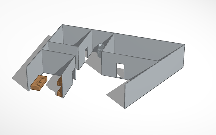 3D design Office layout Tommy - Tinkercad
