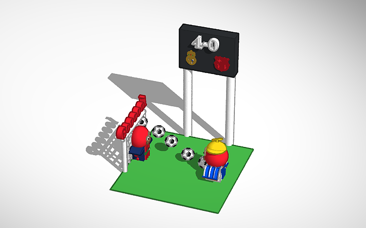 3D design Football - Tinkercad