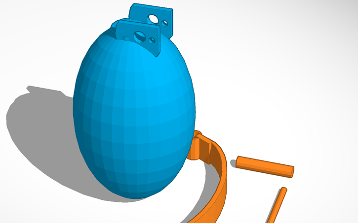 3D design grenade - Tinkercad
