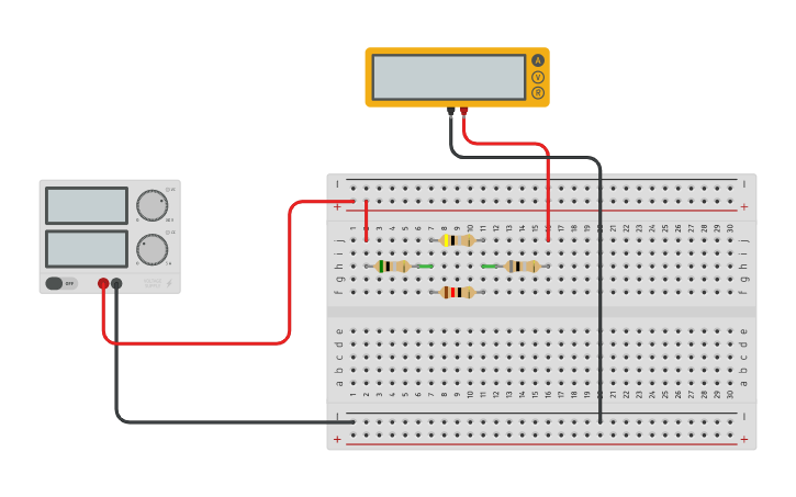 Circuit design 2 - Corriente Total | Tinkercad