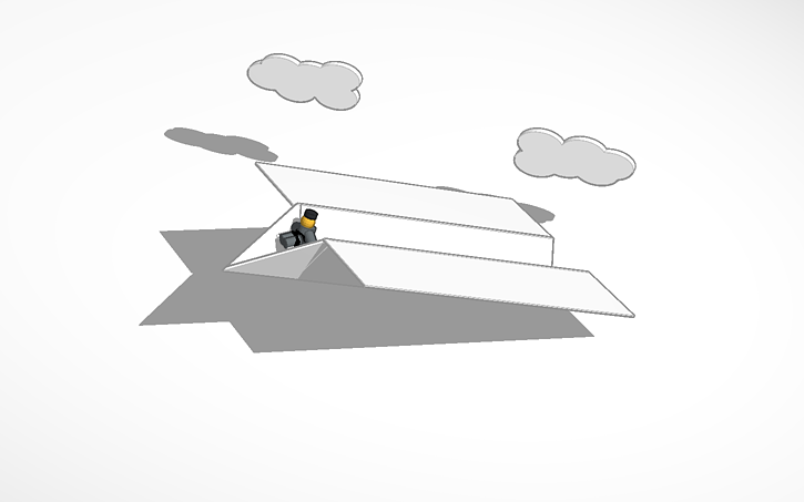 3D design Paper Airplane For The Plane Challenge - Tinkercad