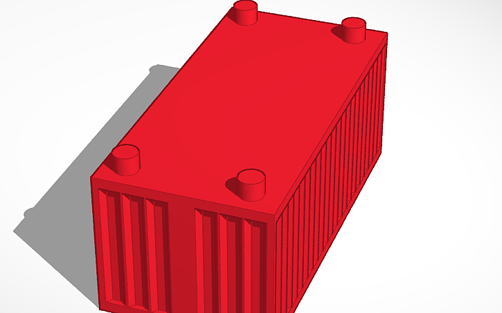 3d Design Copy Of Shipping Container Tinkercad