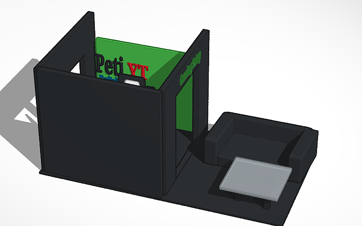 3D design gaming setup | Tinkercad