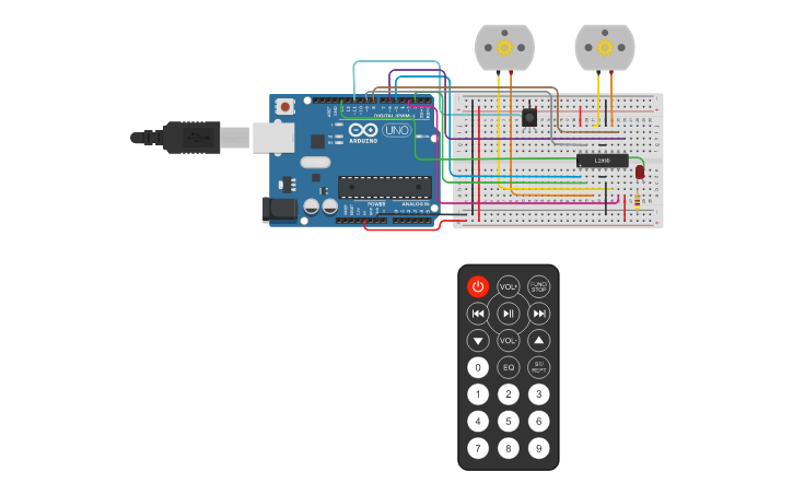 Circuit Design 4 Element Tinkercad