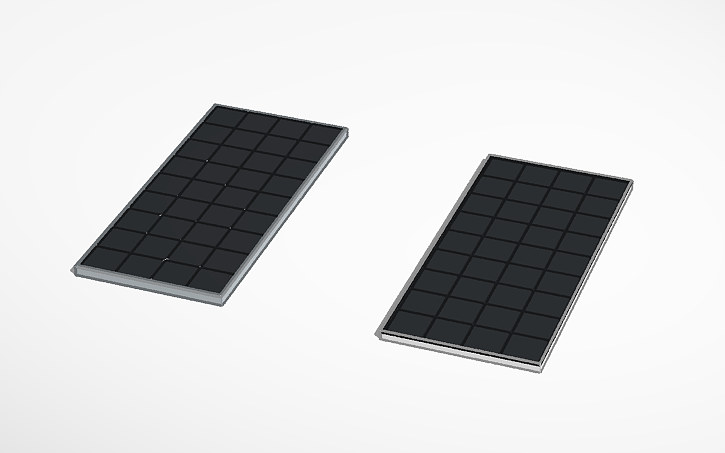 3D design Solar Panel - Tinkercad