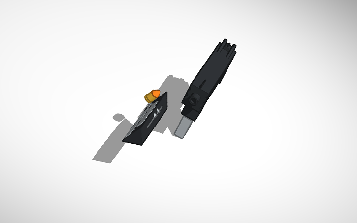 3D design UZI-sub-machine gun | Tinkercad