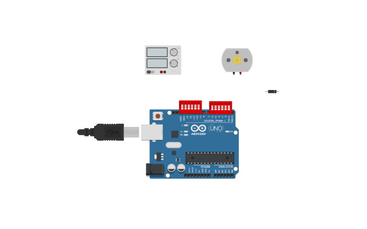 Circuit Design Shaker Gear Motor Exercise Tinkercad