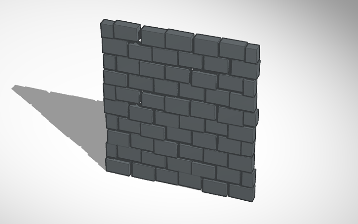 3D design Muur - Tinkercad