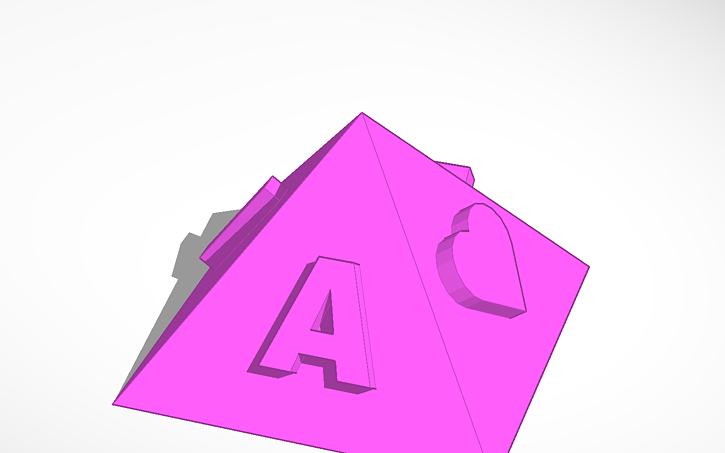 3D design Name pyramid | Tinkercad