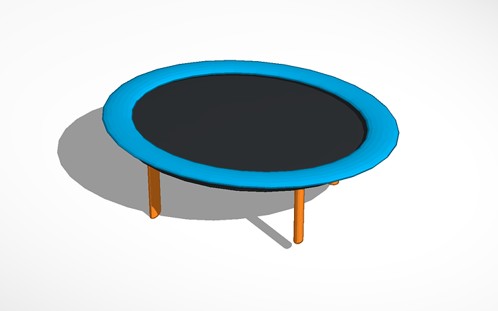 3D design Trampoline - Tinkercad
