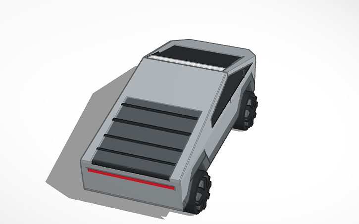 3D design Cybertruck - Tinkercad