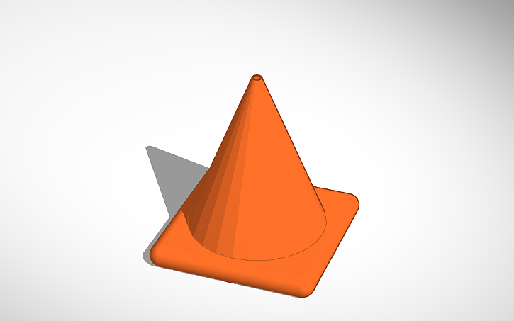 3D design cone - Tinkercad