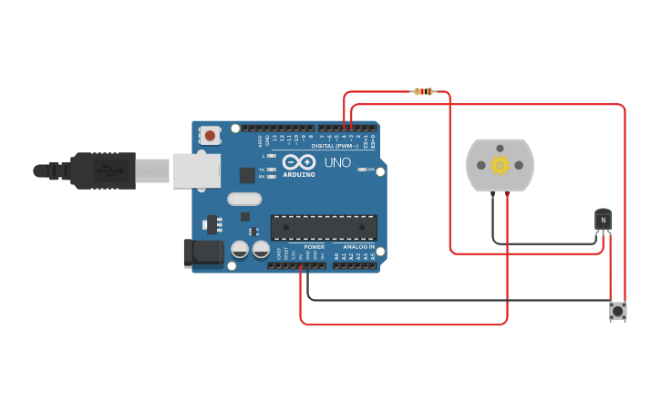 Circuit Design Rangkaian 3 Tinkercad