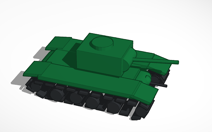 3D design Awsome Tank | Tinkercad