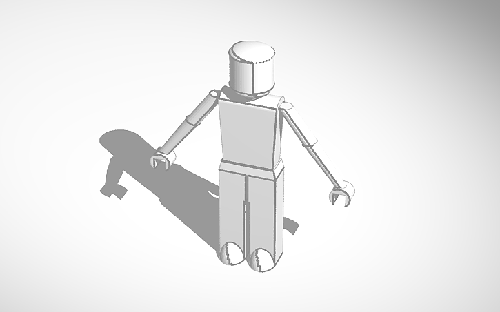 3D design Roblox woman body - Tinkercad