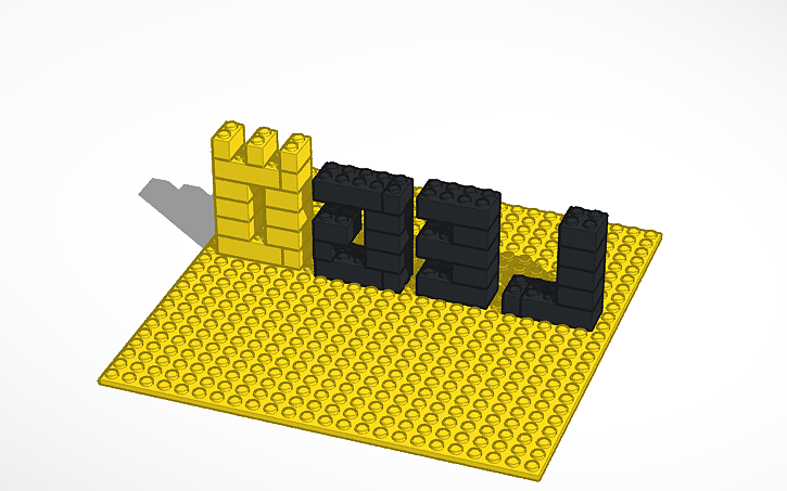 3D design LEGO in LEGO !!! - Tinkercad