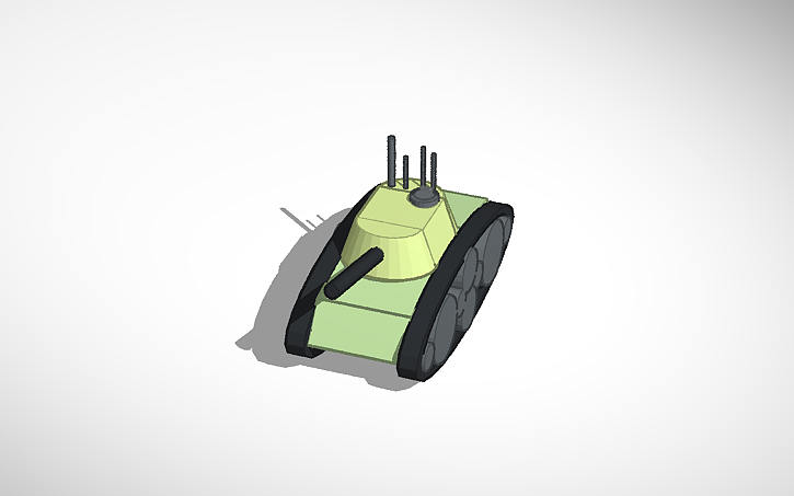 3D design Tank - Tinkercad