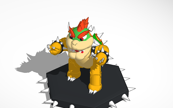 3D design Fake Bowser Figure | Tinkercad