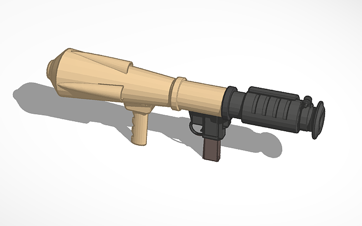 3D design Rocket Launcher - Tinkercad